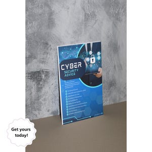 Cyber Security Advice Poster - Printable Computer Tips| Online Safety ...