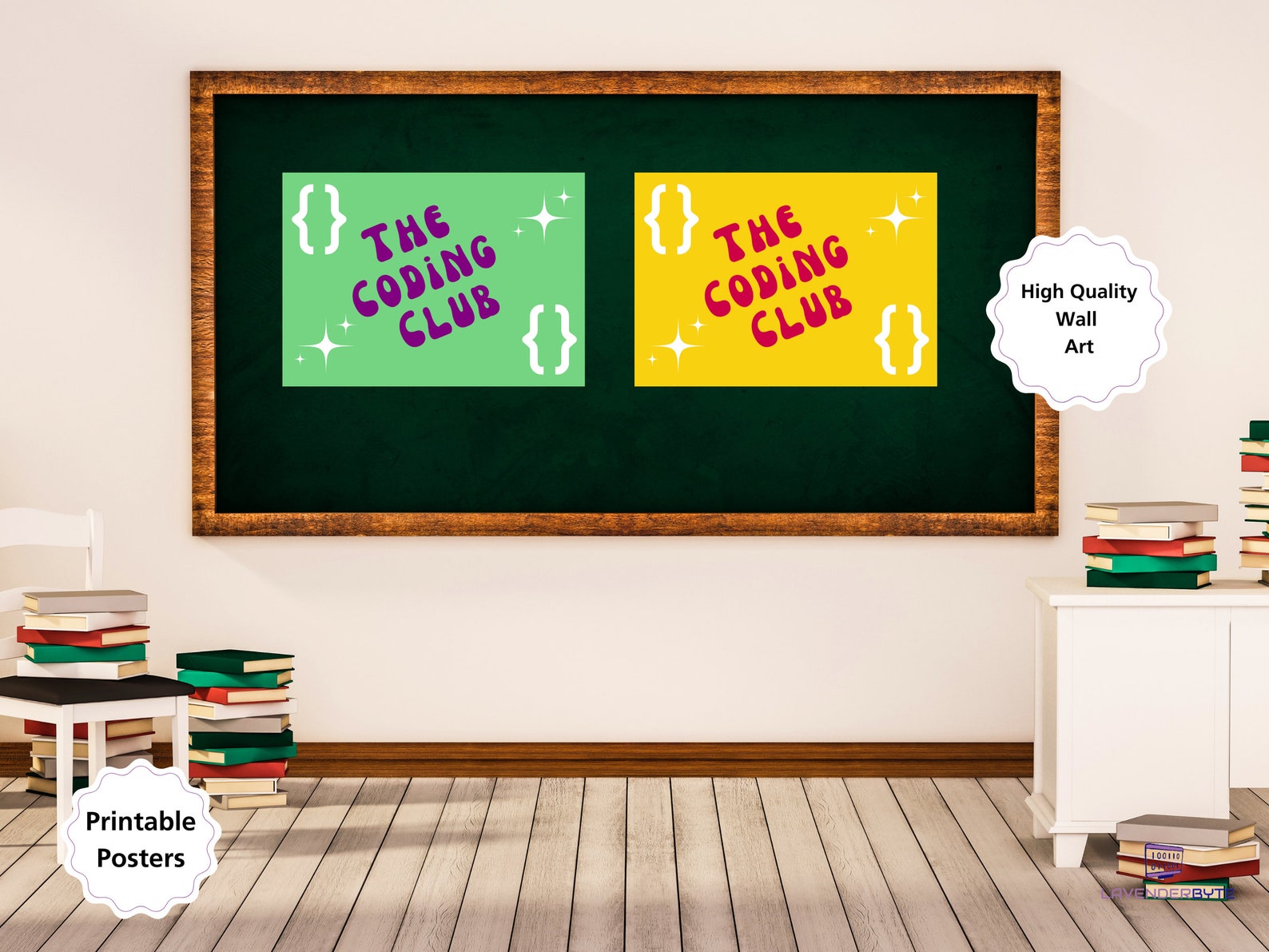Classroom Coding Club Poster - Retro Typography for Programmers ...