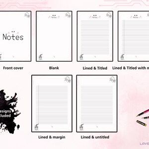 Kawaii Letter Paper Back to School Student Stationery Penpals for Tech ...