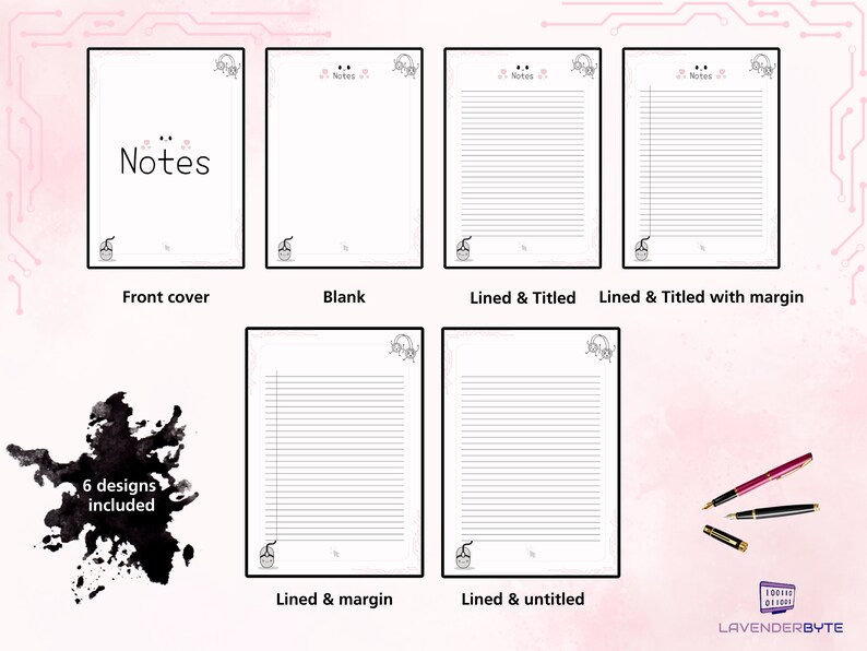 Kawaii Letter Paper Back to School Student Stationery Penpals for Tech ...