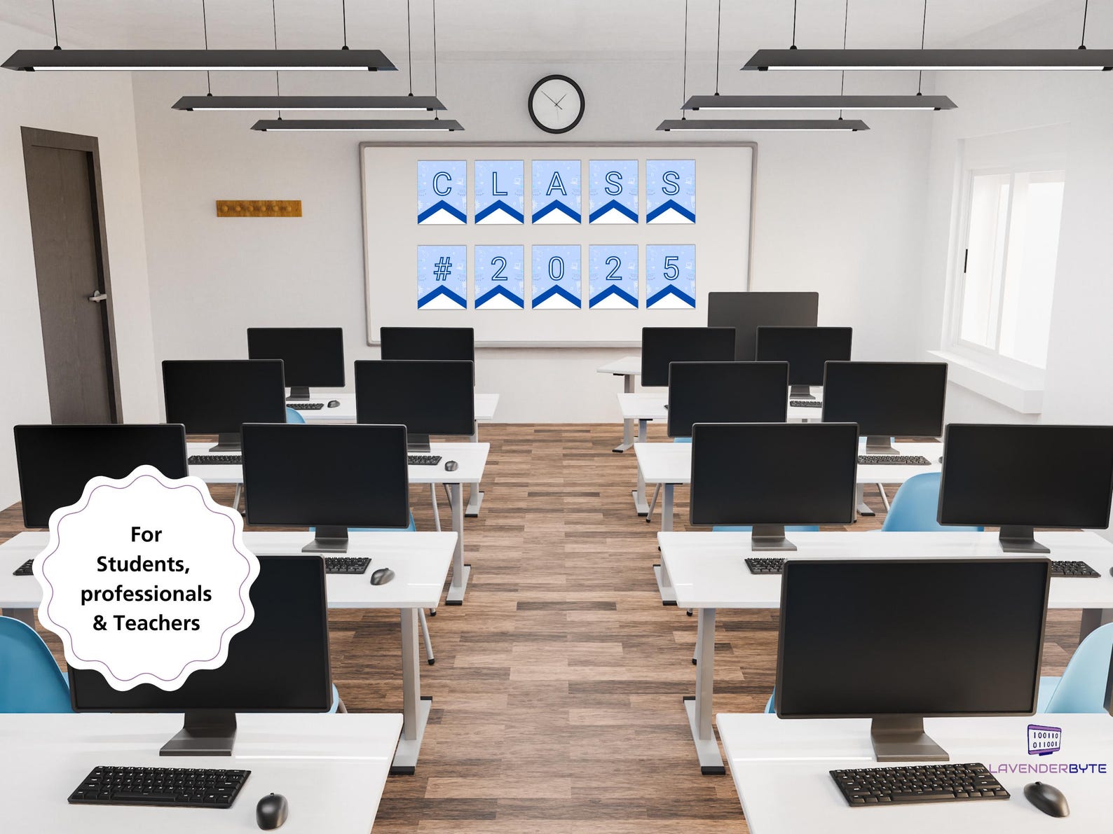 TECHNOLOGY Flag Bunting, Custom Classroom Display, Classroom Header ...