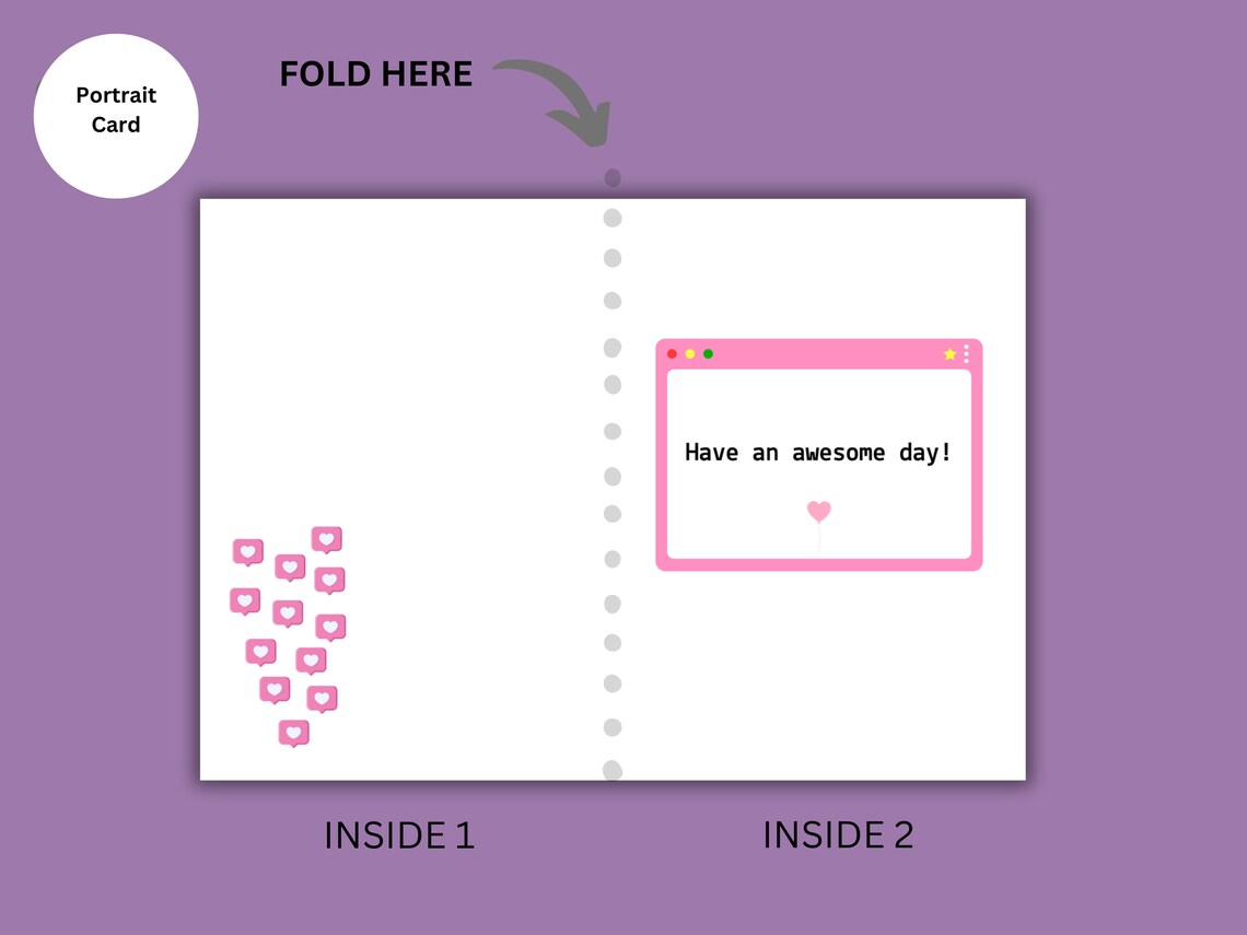 Techie Birthday Card - Printable Happy Birthday Download, Pink Birthday ...