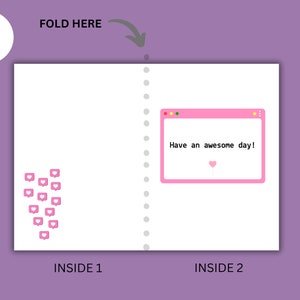 Techie Birthday Card - Printable Happy Birthday Download, Pink Birthday ...