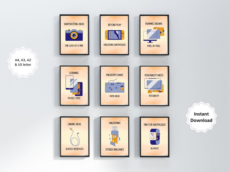 Computer Hardware Posters - Inspiring Tech Classroom Display Set of 12 ...