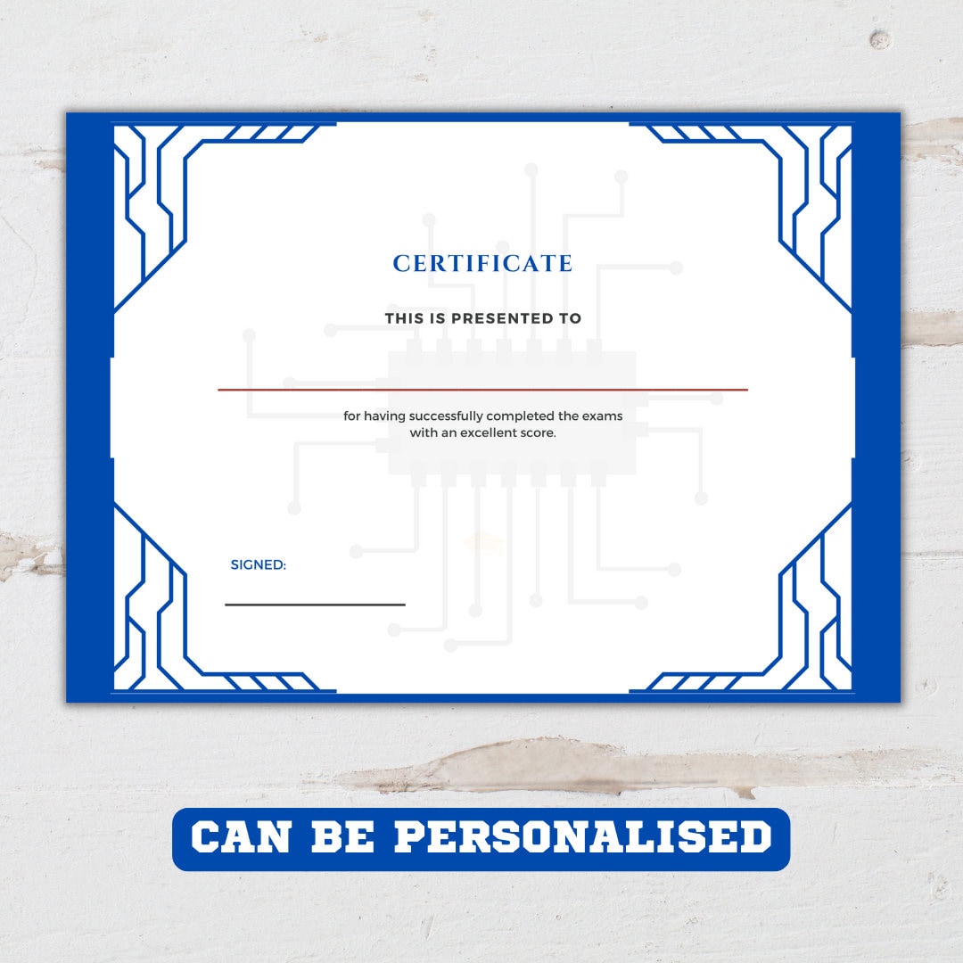 Computer Science Certificate Kids Printable Personalised Awards ICT ...