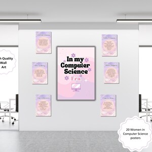 Women in Computer Science Era Classroom Posters Bundle Set of 20 Female ...