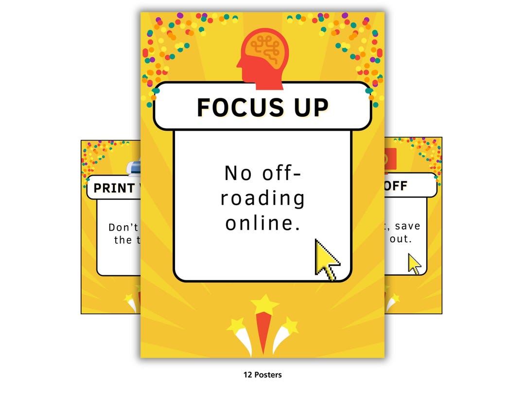 Computer Lab Rules Posters | Gen Z Classroom Decor | Tech Classroom ...