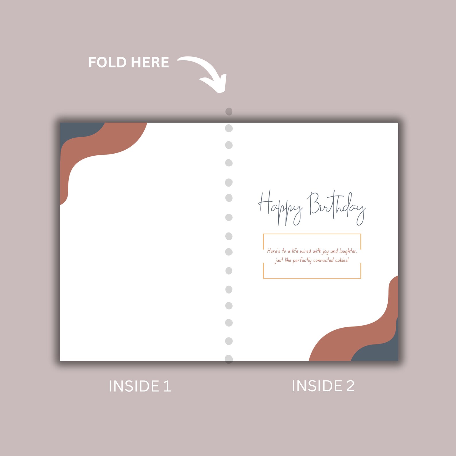 Cables Birthday Card | Printable Happy Birthday Download | Geeky ...
