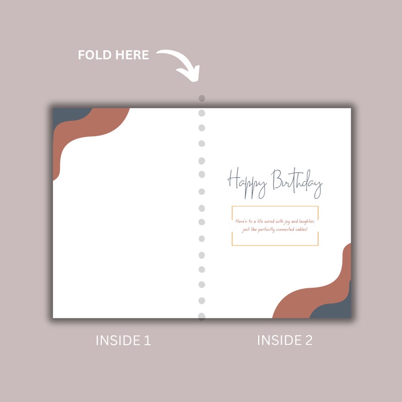 Cables Birthday Card | Printable Happy Birthday Download | Geeky ...
