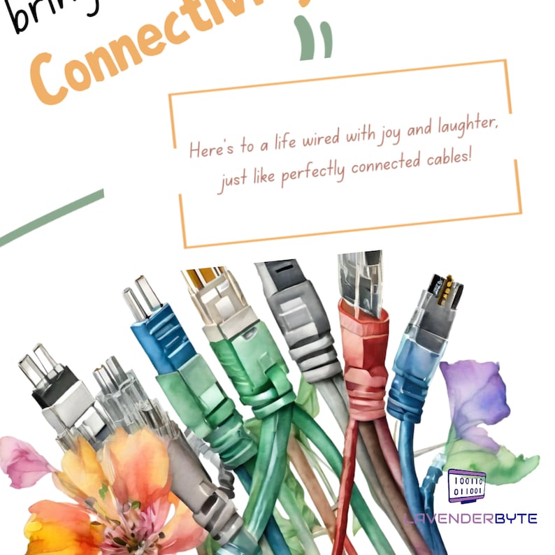 Cables Birthday Card | Printable Happy Birthday Download | Geeky ...