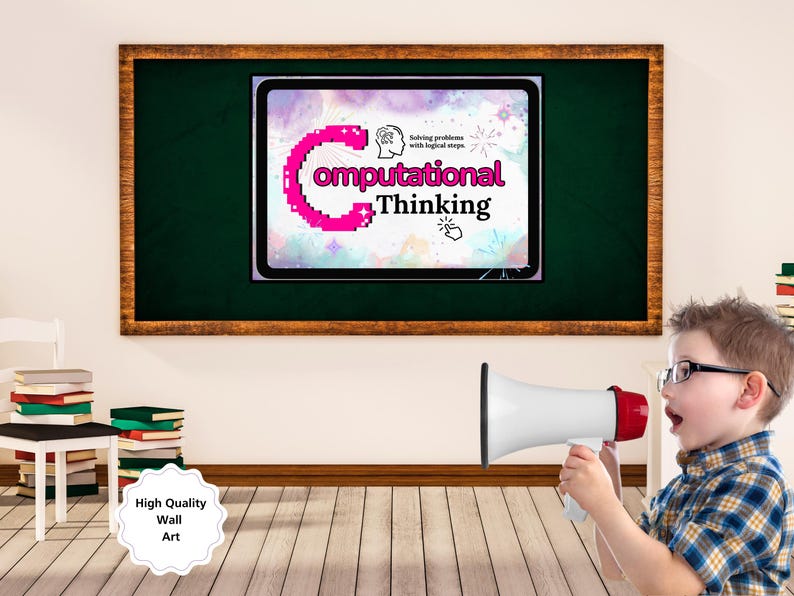 Computational Thinking Classroom Posters | Decor Computer Science Set for Computer Lab | School ...