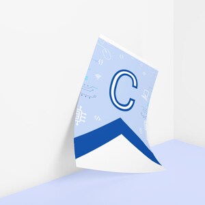 TECHNOLOGY Flag Bunting, Custom Classroom Display, Classroom Header ...