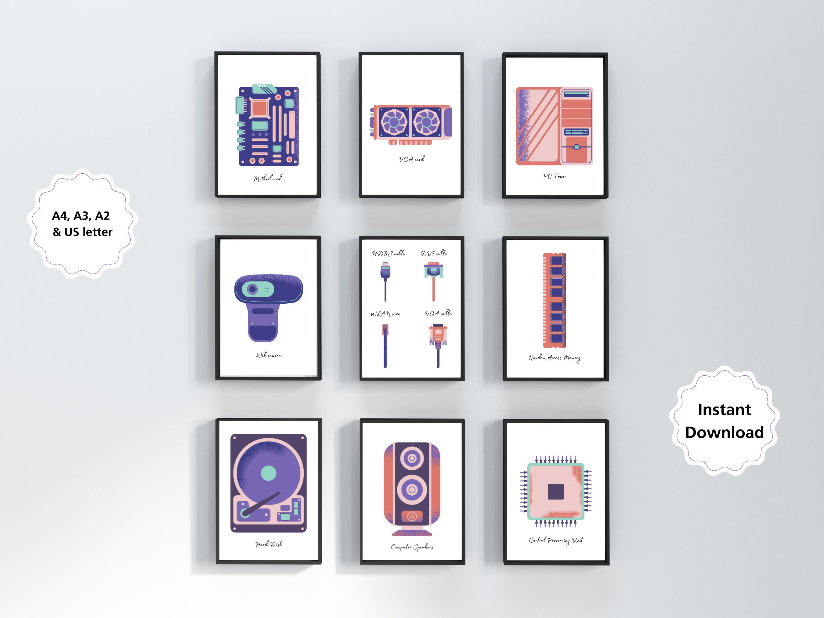 Computer Parts Posters