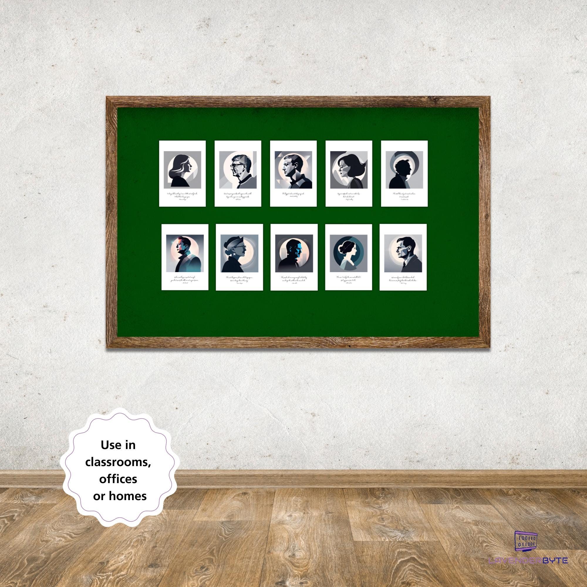 Famous Computer Scientists Poster Set | STEM Classroom Posters ...