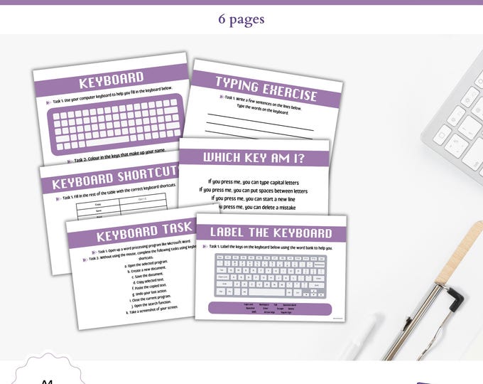 CANDYLAND Touch Typing Stickers for Kids Learn to Type With Fun and ...