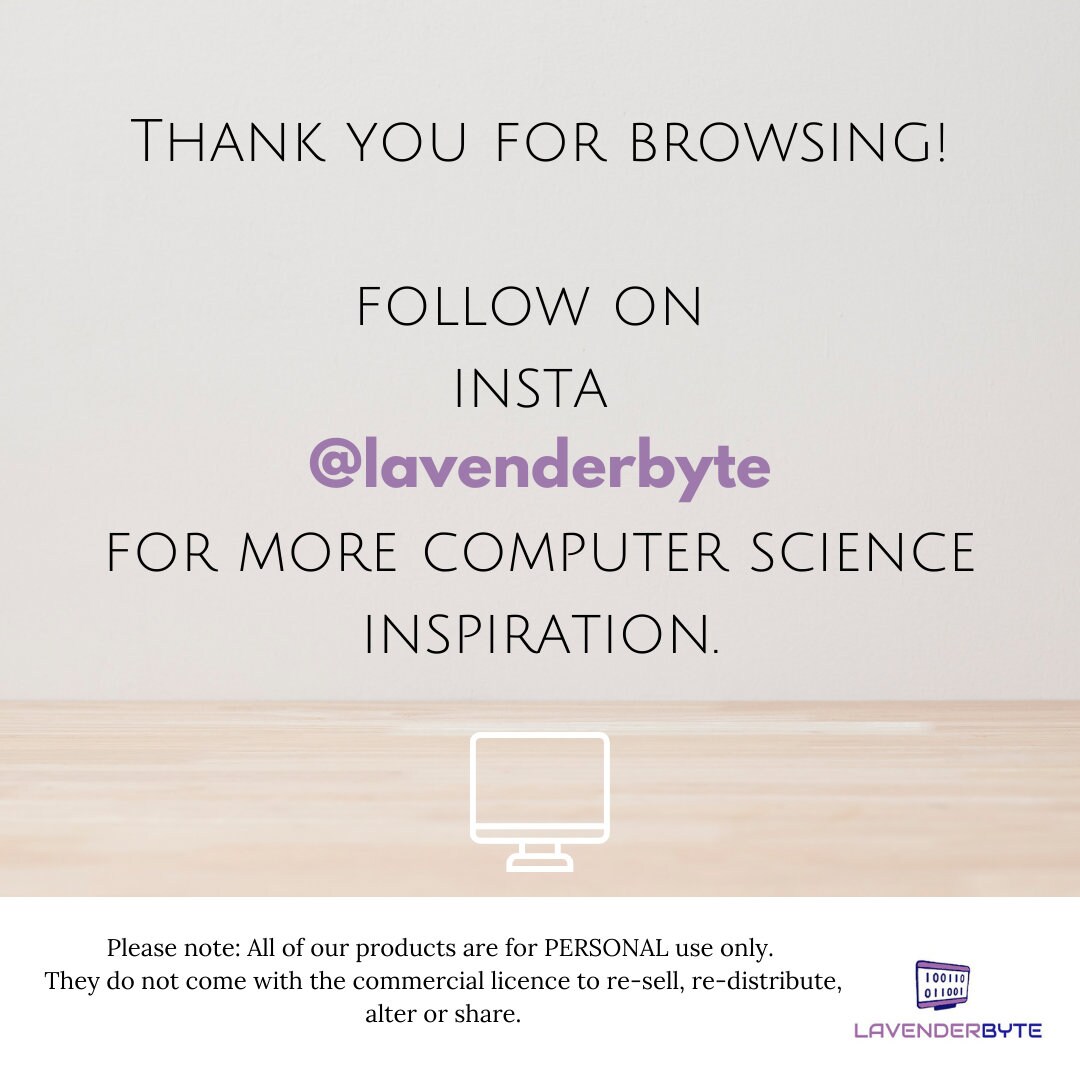 A Level Computer Science Posters Programming Theory Revision X5 LOGIC ...