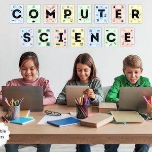 Computer Science Classroom Posters | STEM Bulletin Board | Digital ...