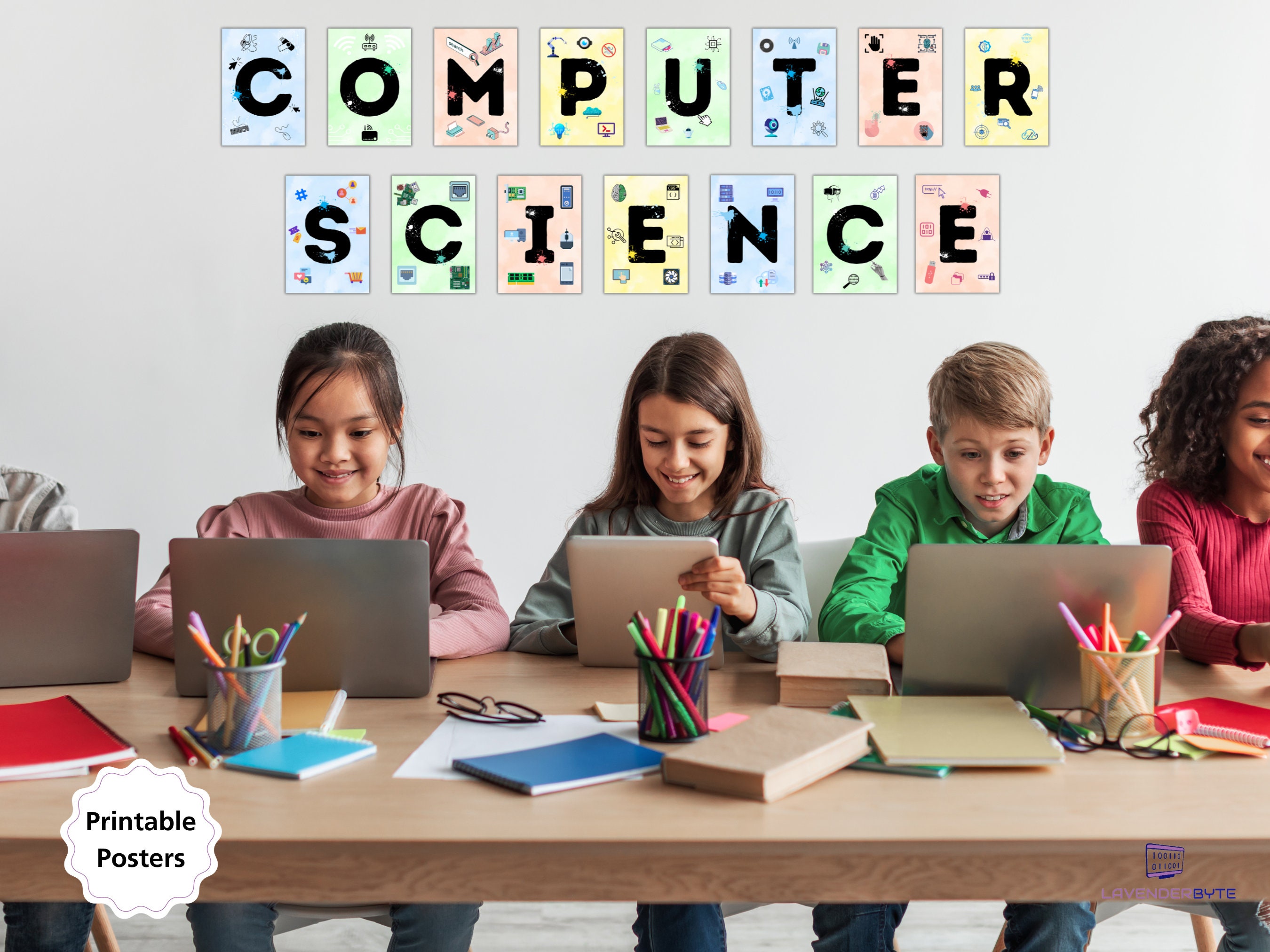 Classroom Computer Science Letter Posters Computing Inspiring Posters ...