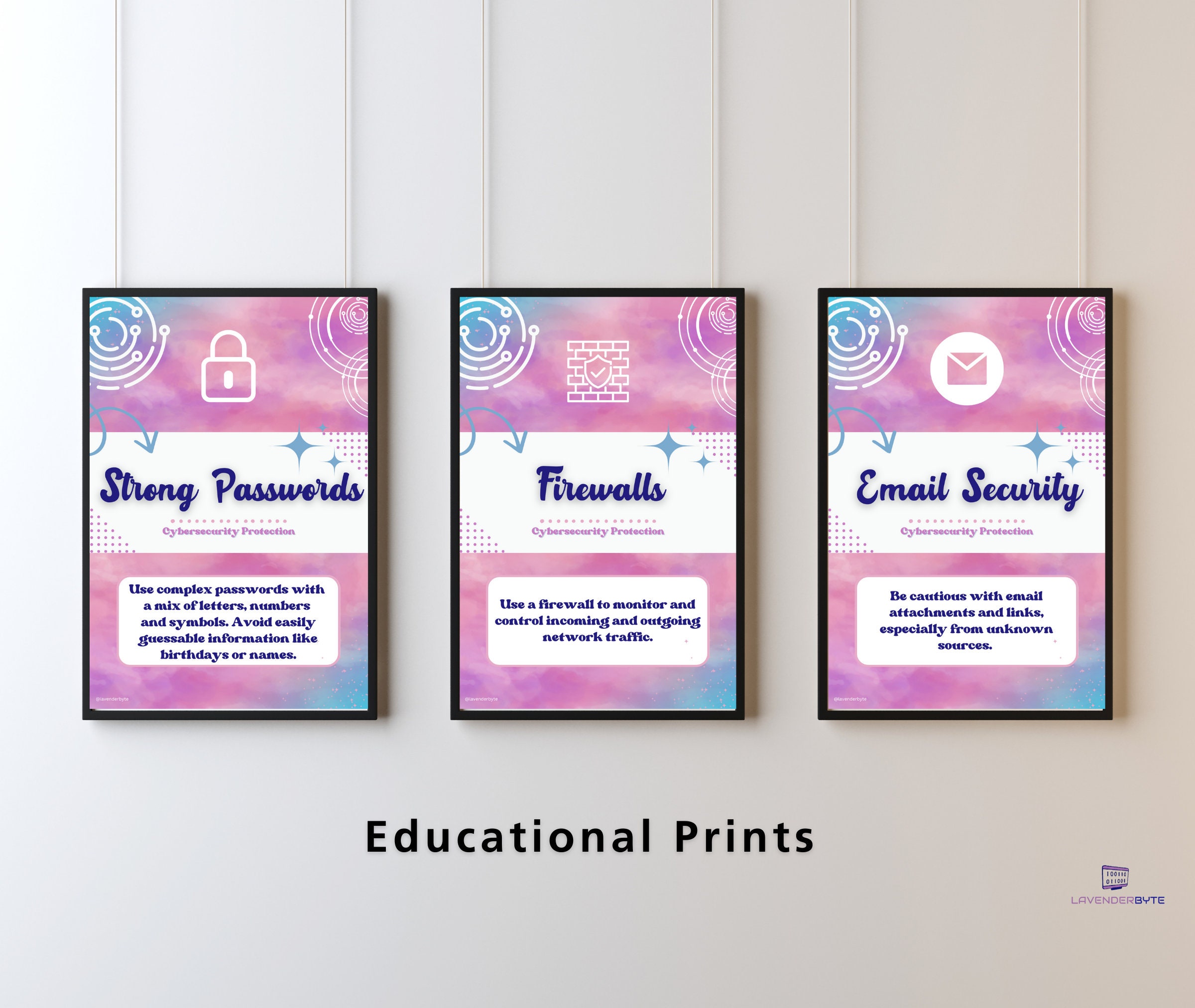 Computer Security Protection Cheat Sheet Posters Computer - Etsy