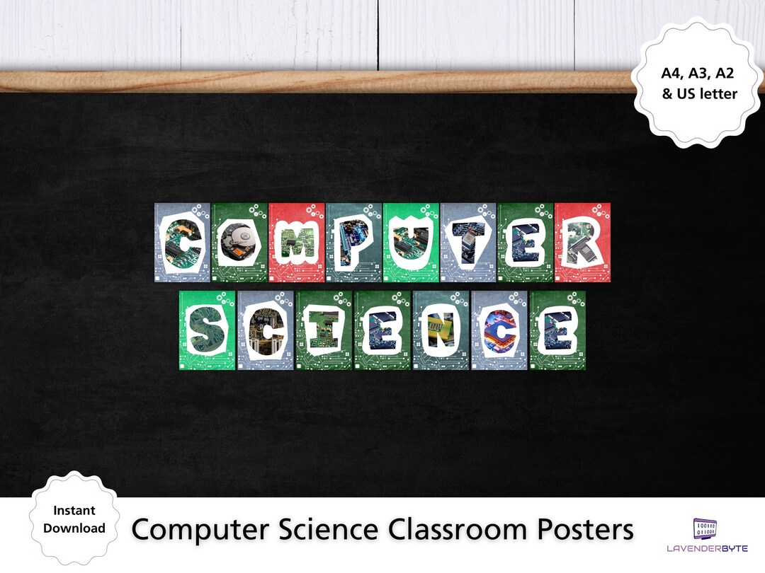 Computer Science Classroom Display | Letter Posters for KS3 GCSE ...
