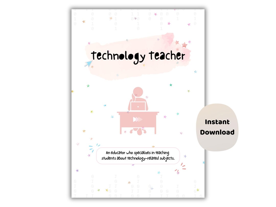 Technology Teacher Poster | Classroom Computing Wall Art | Teacher ...