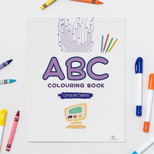 Colouring Book Printable Pages for Students & Children | Computing Colour Me in Activity | Kid's ...