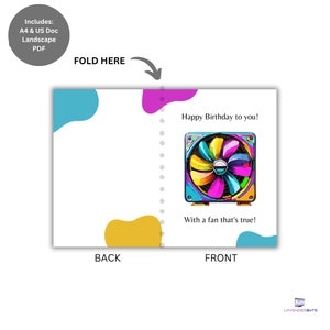 Computer Fan Birthday Card | Printable Geeky Birthday Card ...