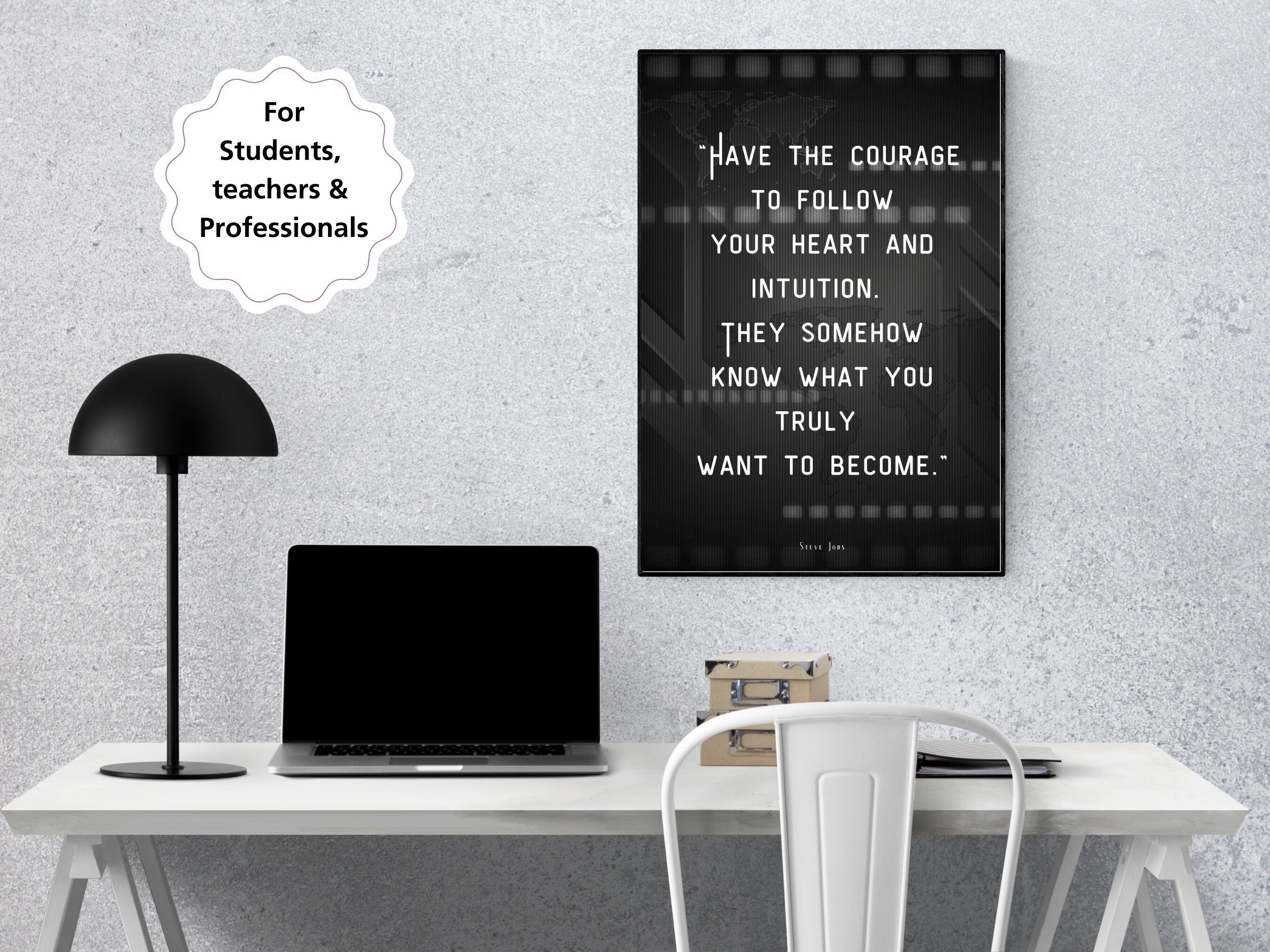 Steve Jobs Quotes Poster Set:apple MAC Prints Classroom Decor ...