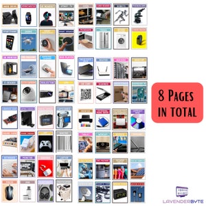 Technology Flash Cards - Computer Science Parts X64 | Printable ...