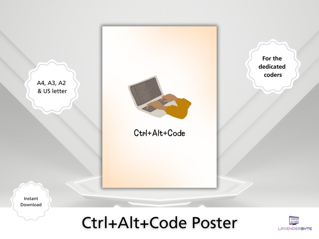 Coding Art Gift | Computer Science Student Poster | Programmer Woman Office Print | Tech Teacher ...