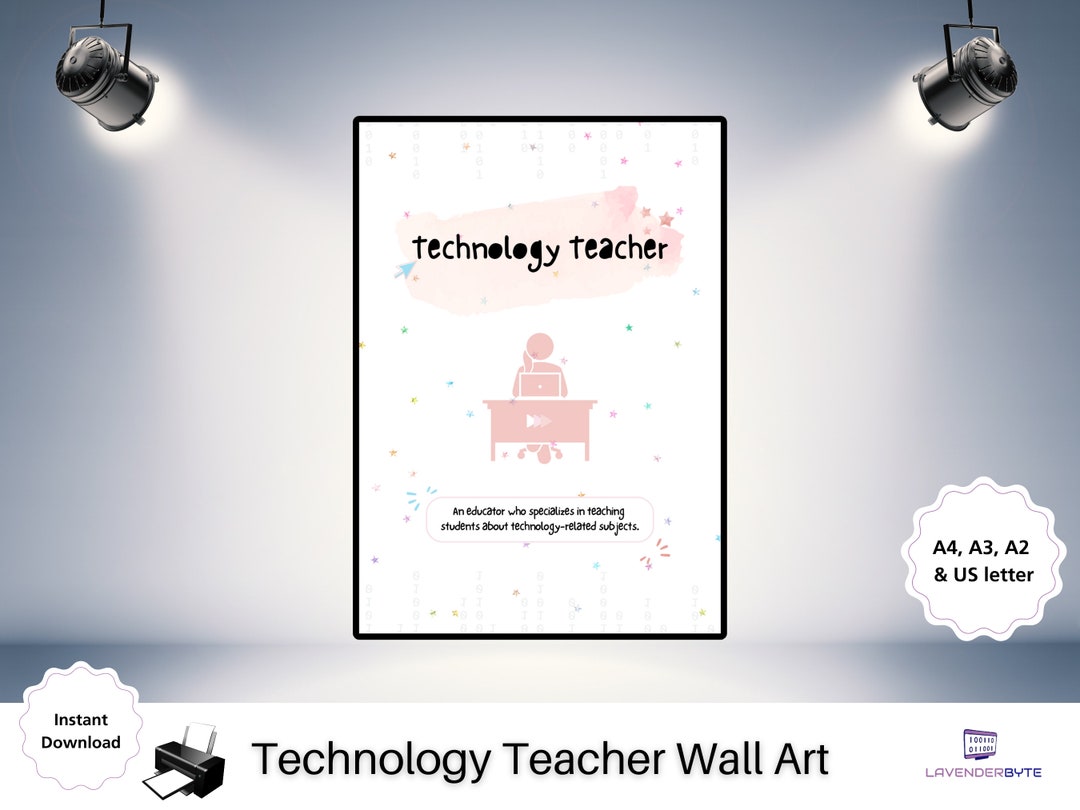 Tech Wizard in the Classroom | Technology Teacher Definition Poster ...