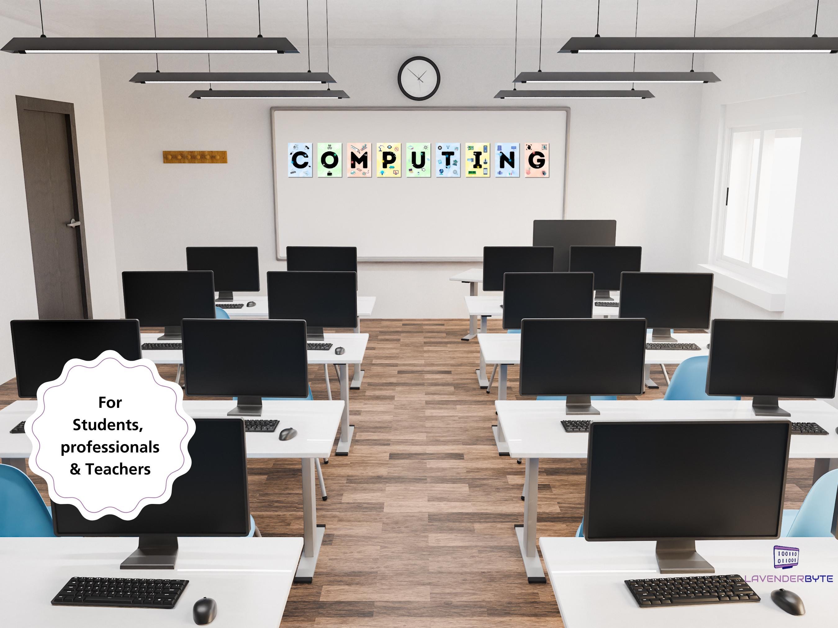 Classroom Display | Computing Letter Posters |inspiring Tech Posters ...