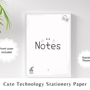 Kawaii Letter Paper Back to School Student Stationery Penpals for Tech ...