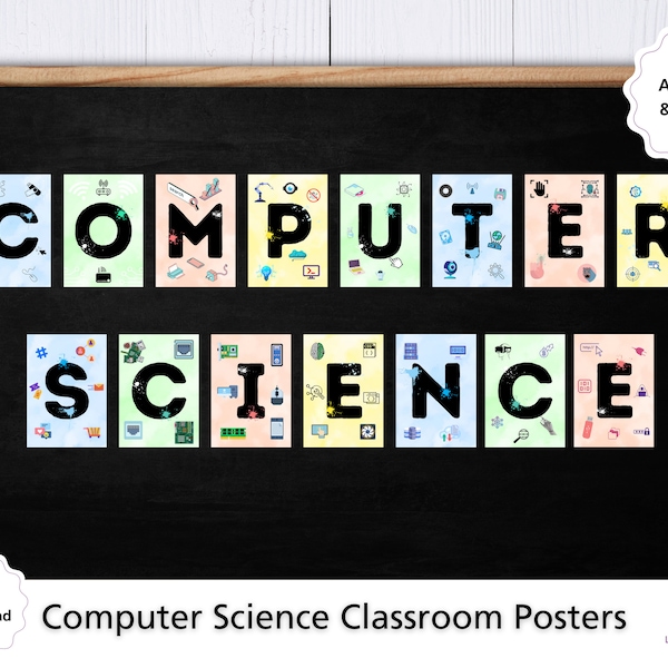 Computer Science Classroom Display - Etsy Computer Science Classroom Display - Etsy