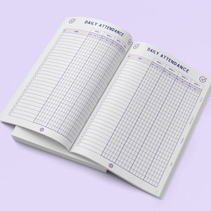 Attendance List: Progress & Grade Tracker |printable Checklist, Daily ...