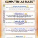 Computer Lab Rules Poster |classroom Rules | Computer Science & ICT ...