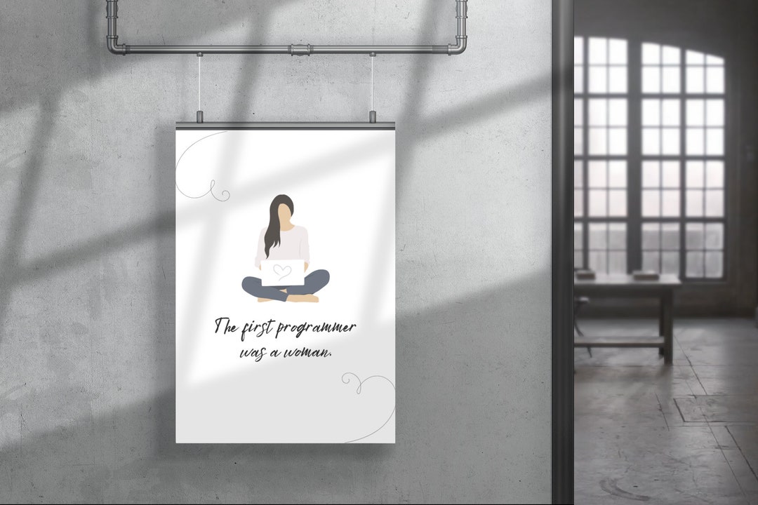 Girls Who Code Wall Art | Computer Science | Programming Poster ...