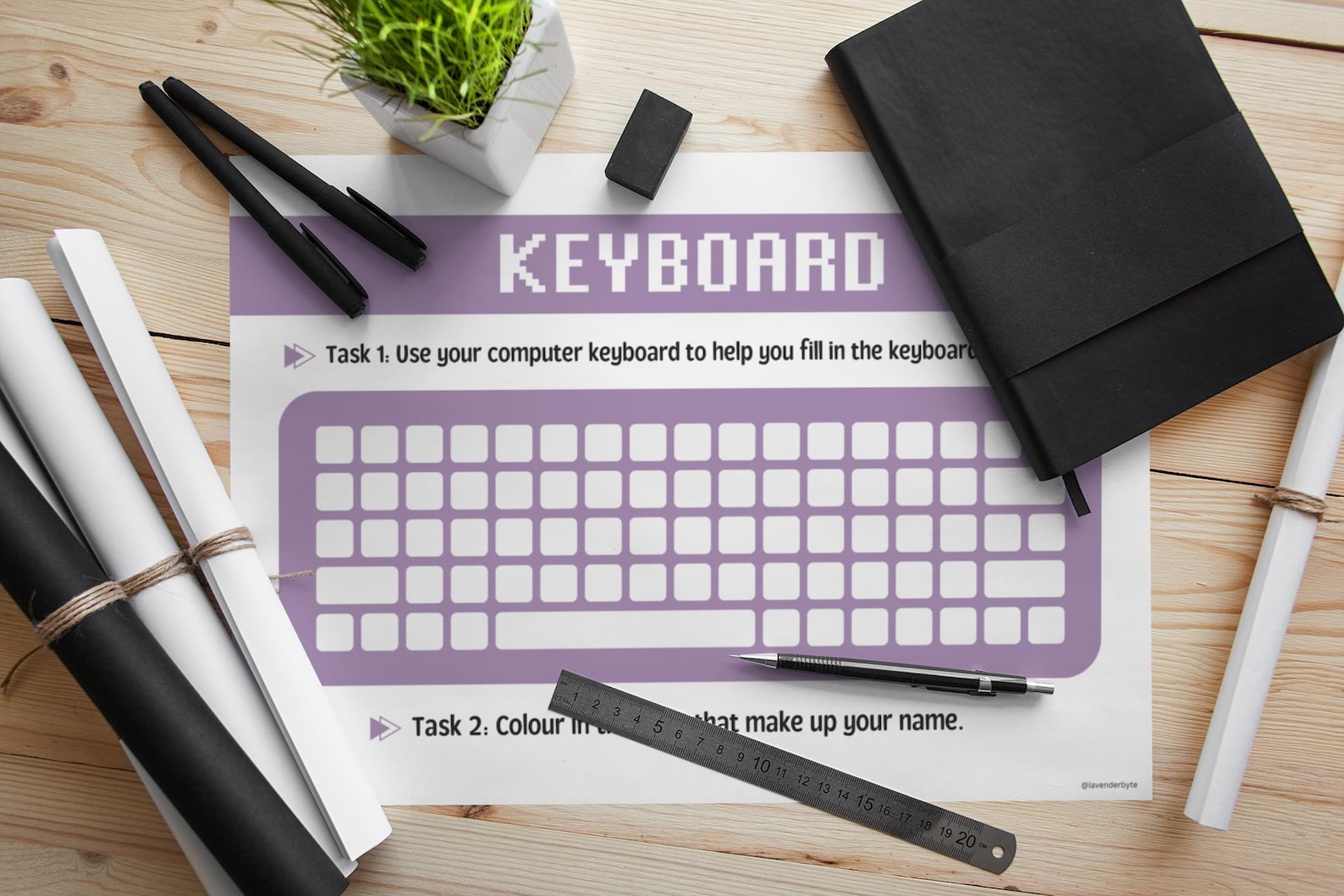 Beginner Keyboard Typing Worksheets | Learn to Type | Fun & Easy Typing ...