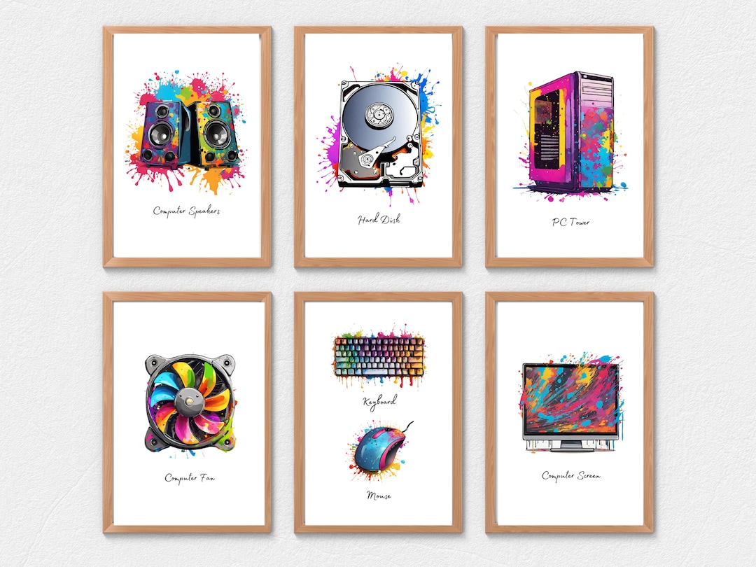 Artistic Computer Hardware Posters Computing Posters Classroom Posters ...