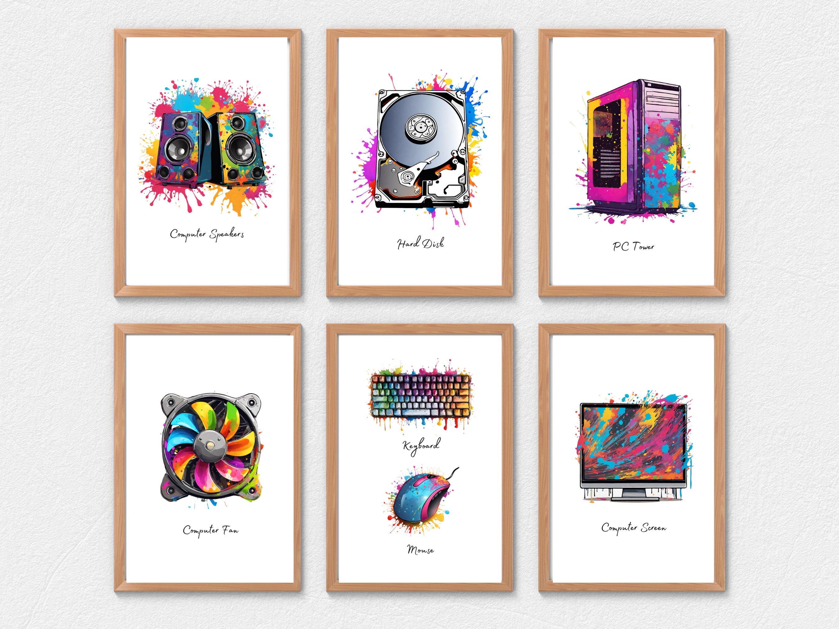 Artistic Computer Hardware Posters Computing Posters Classroom Posters ...