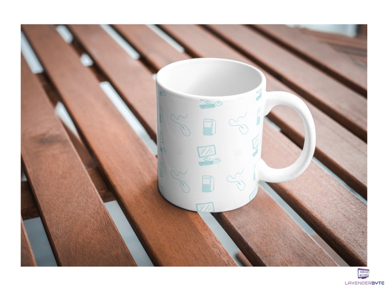 Tech Cute Digital Paper Collection for Adorable Designs: Scrapbook ...