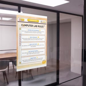 Computer Lab Rules Poster |classroom Rules | Computer Science & ICT ...