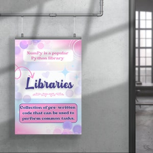 Programming Cheat Sheet Posters - Coding Basics Computer Science Technology Classroom Bundle Set ...