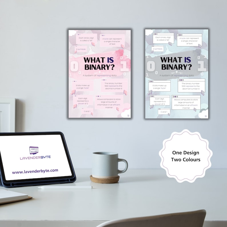 A-level & GCSE Cheat Sheet | Computer Science Programming Posters | Binary Byte Bits | Computing ...