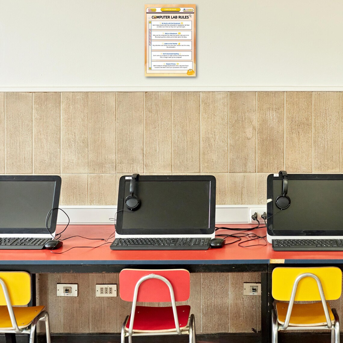Computer Lab Rules Poster |classroom Rules | Computer Science & ICT ...