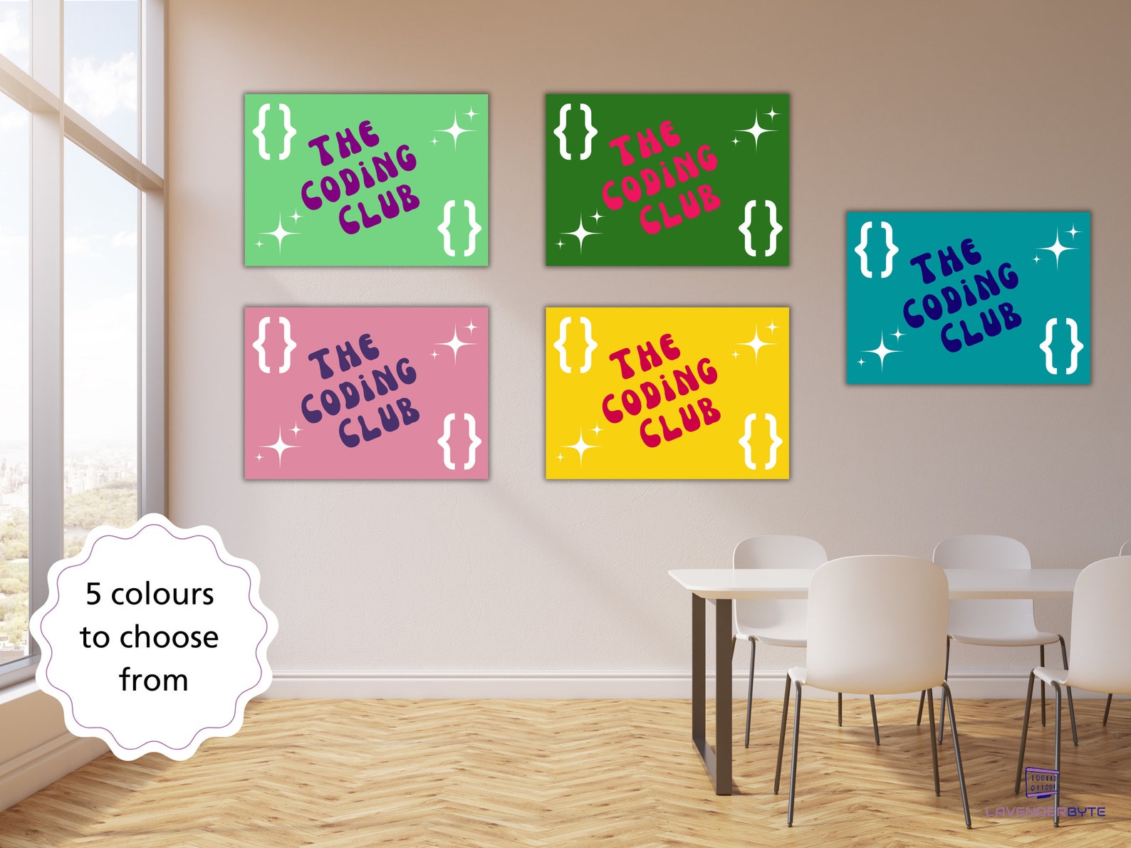 Classroom Coding Club Poster - Retro Typography for Programmers ...