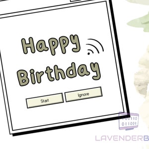 Unique Boho Tech-themed Birthday Cards for Coders and Geeks - Printable ...