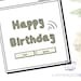 Unique Boho Tech-themed Birthday Cards for Coders and Geeks - Printable ...