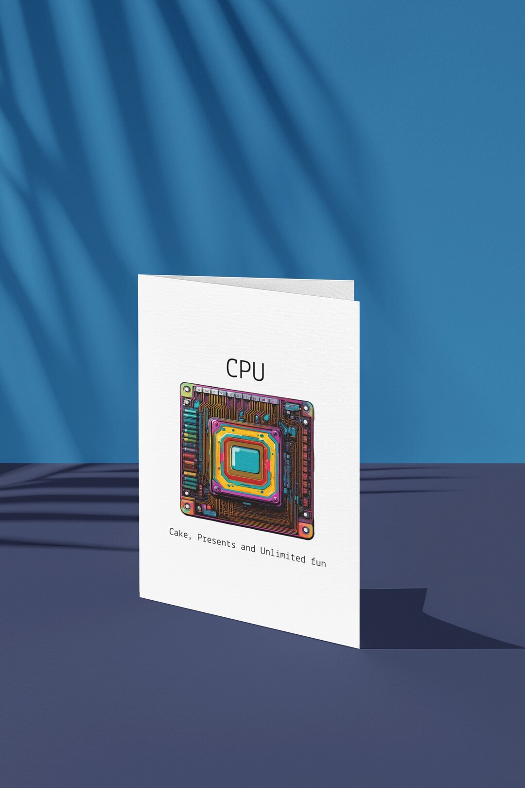 Geeky CPU Birthday Card Printable – Tech Lover Card - Etsy