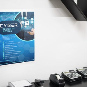 Cyber Security Advice Poster - Printable Computer Tips| Online Safety ...